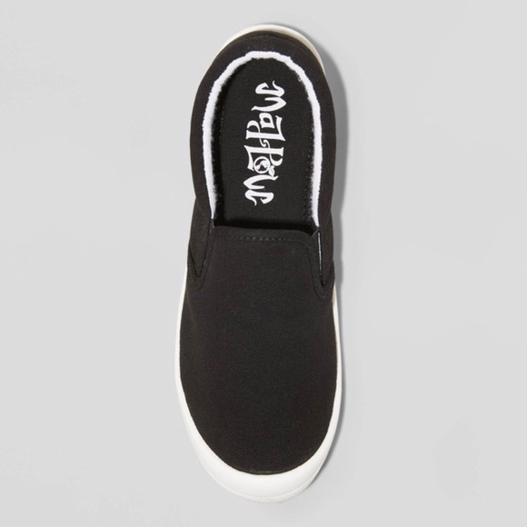 Mad Love | Shoes | Mad Love Slipon Canvas Sneakers Black | Poshmark